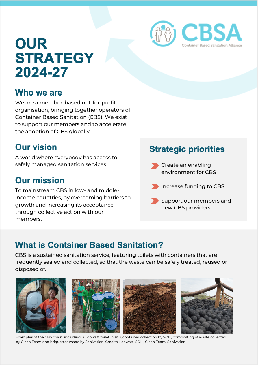 Introducing CBSA’s 2024-27 strategy – Container Based Sanitation Alliance